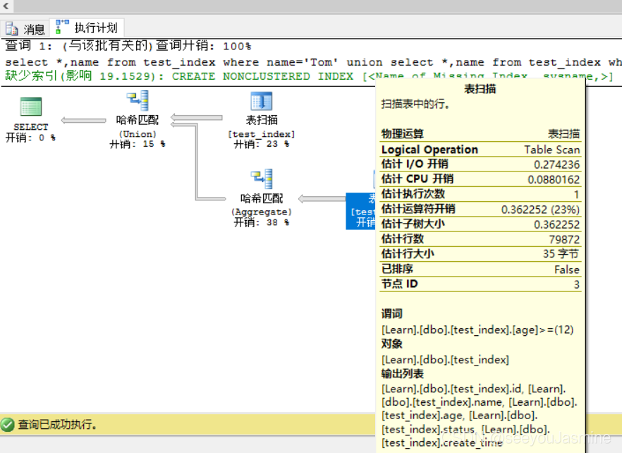 【数据库】教你看懂sqlserver查询语句执行计划 Sqlserver执行计划怎么看 Csdn博客