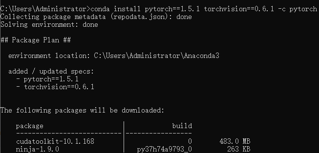 Python3.7对应的PyTorch1.5.1版本安装流程_科研小白的学习之路的博客-CSDN博客_python3.7对应的pytorch