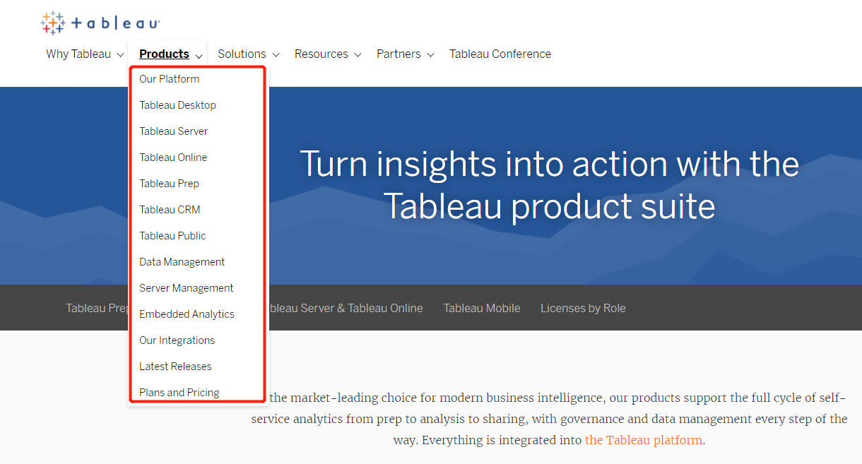 【学习笔记】Tableau基础介绍_tableau包括其生态工具:desktop, server, online, prep-CSDN博客