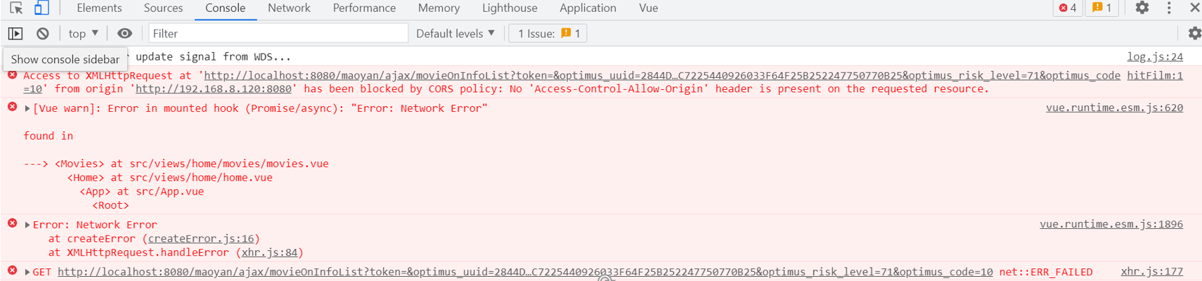 Vue项目开发环境中axios proxy跨域和ip访问异常的问题处理_the website requested a subresource from a network-CSDN博客