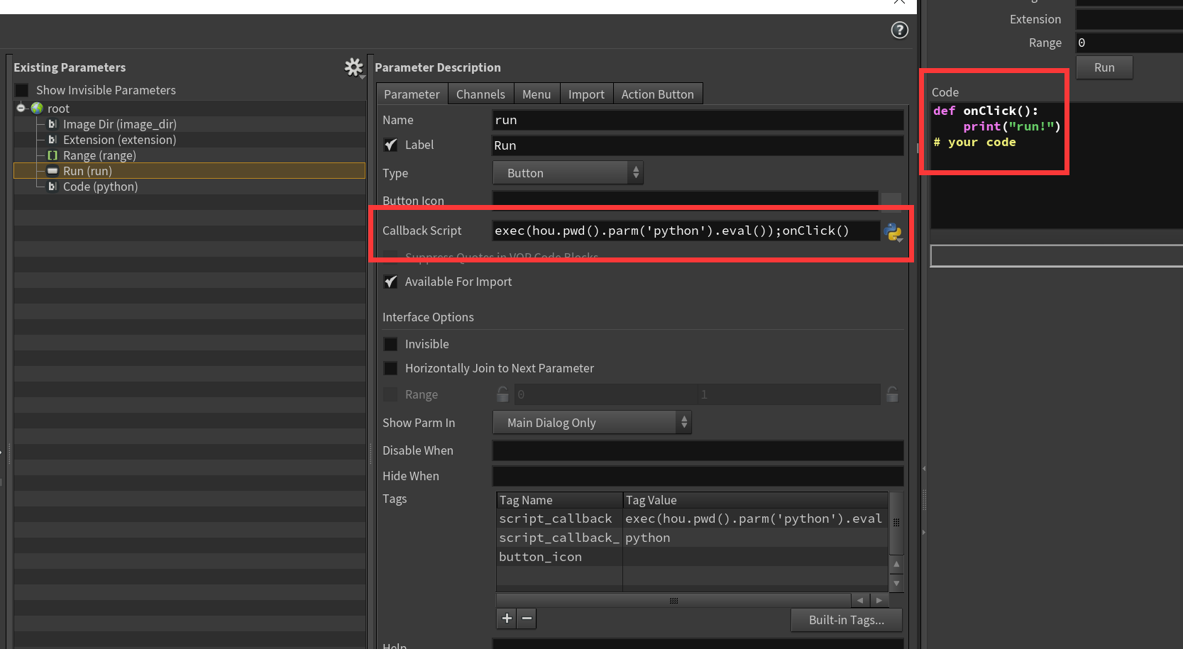 【Houdini】点击按钮运行特定的Python脚本_houdini中的exec是什么-CSDN博客