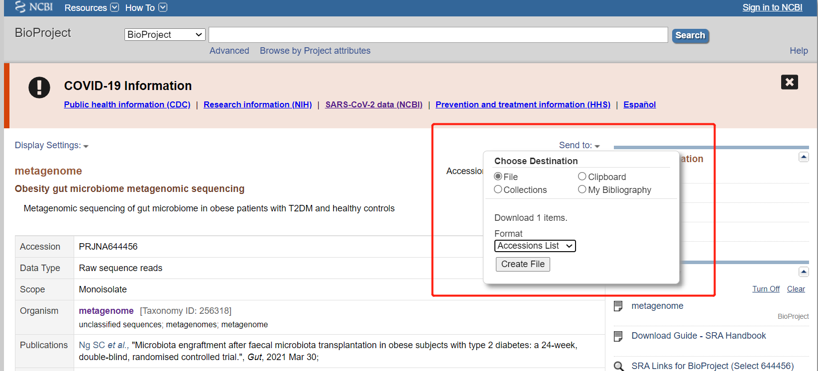 SRA数据库及linux本地下载_prjna号-CSDN博客