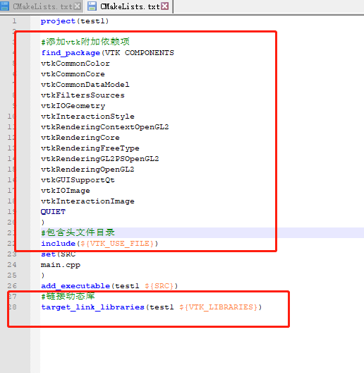 vtk使用-使用cmake写一个简单的示例_vtk cmake-CSDN博客