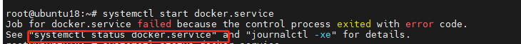 docker服务无法启动_arm ubuntu安装的docker 61: ulimit: error setting limi-CSDN博客