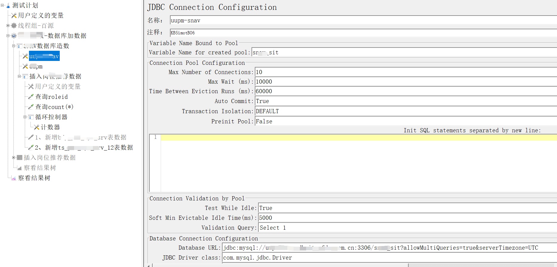 jmeter连接数据库查询获取多个参数, 并通过参数化传值,实现jmeter造数_jmeter字段包含多个参数值-CSDN博客