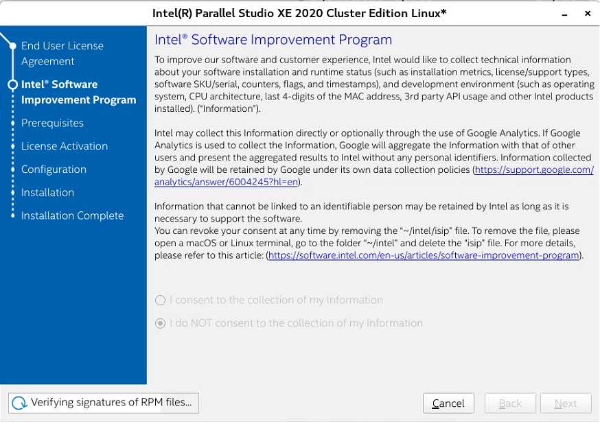 Intel Parallel Studio XE 2020 CentOS 7安装日志_intel parallel studio xe2020-CSDN博客