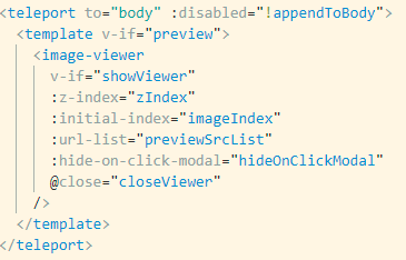 el-image大图预览显示在父组件，无法全屏显示的问题_