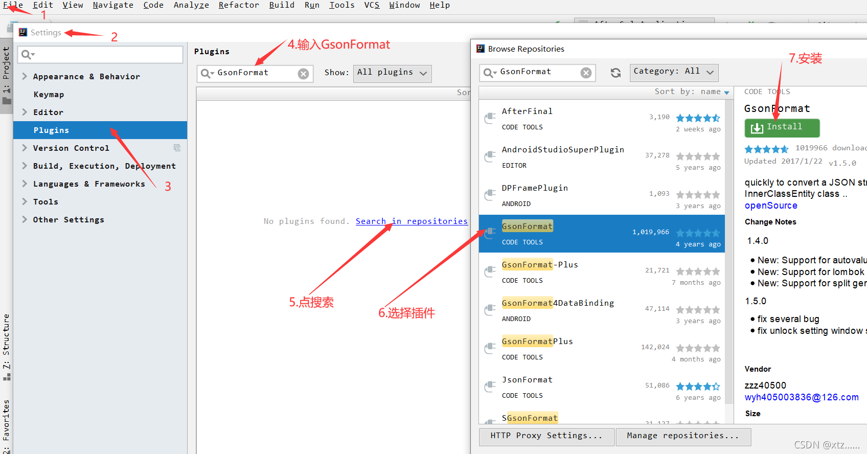 Idea插件 Json串转java实体vo(gsonformat)idea Json 转vo Csdn博客