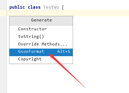 idea插件--json串转Java实体vo（GsonFormat）_idea json 转vo-CSDN博客