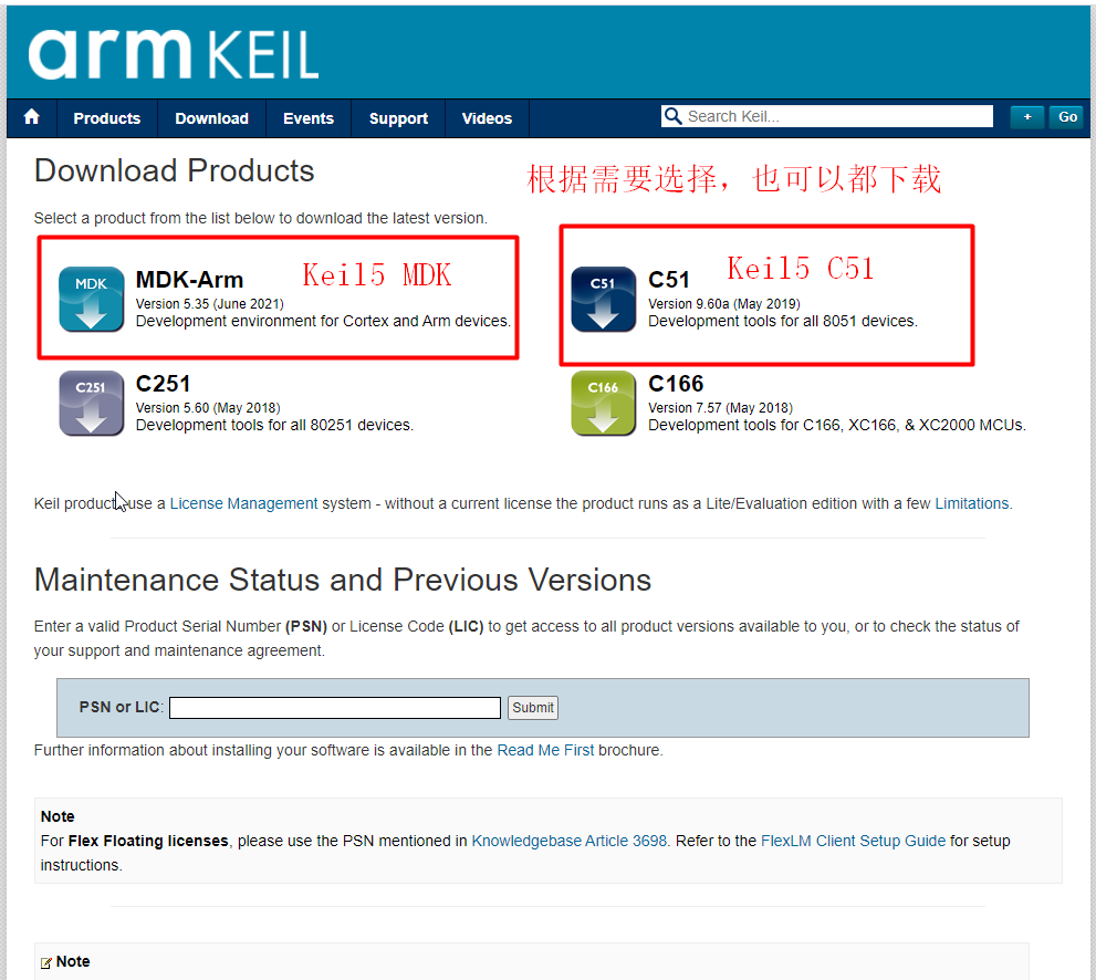 Keil 5(C51, MDK) 官方下载方法_keil for 8051编译器下载-CSDN博客
