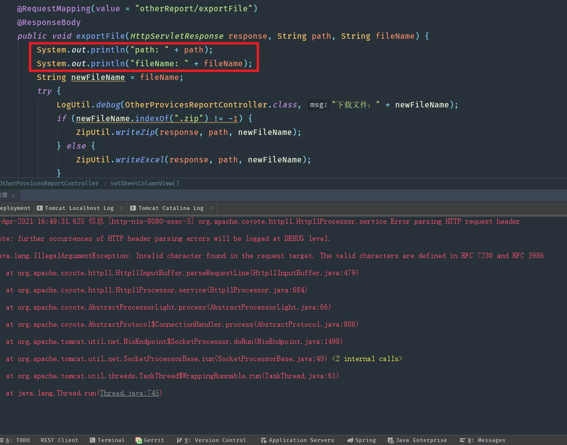 报错 Invalid character found in the request target-CSDN博客