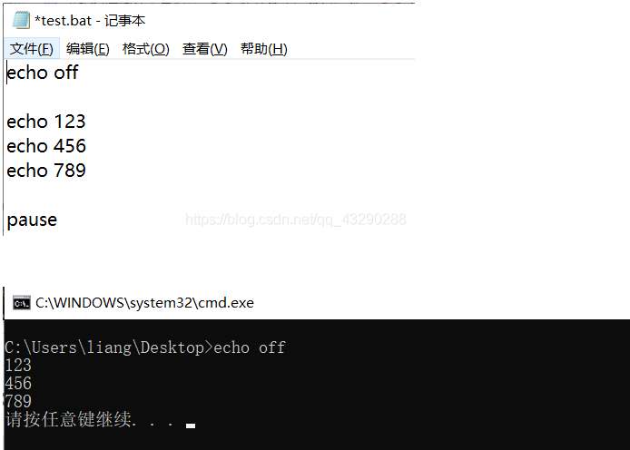 通俗易懂之批处理echo、echo off、echo on、@、@echo off_echo off命令-CSDN博客