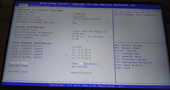 为 NI Linux 实时操作系统配置 PXIe 控制器之升级Bios_ni-pxi-linux-rt-CSDN博客