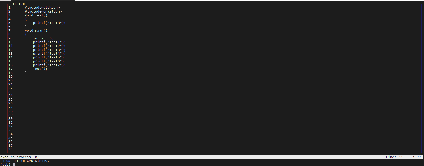 Linux下的C语言程序的调试(附案例)_linux调整c语言堆栈-CSDN博客