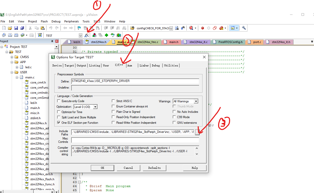 【MDK KEIL】keil添加文件夹目录结构（批量添加.c和.h文件到工程中）（keil添加头文件路径）_keil如何添加整个文件夹-CSDN博客