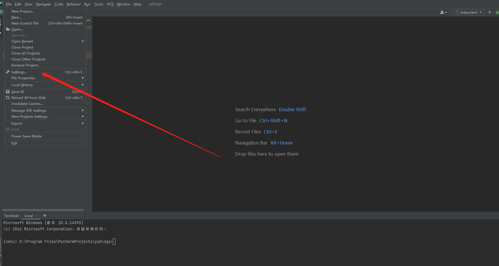 PyCharm+Git项目代码管理_pycharm 文件中 显示git代码 作者 usages-CSDN博客