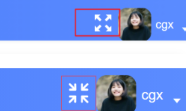 Vue项目中实现全屏及相应的图标切换_vue esc取消全屏并修改按钮图标-CSDN博客