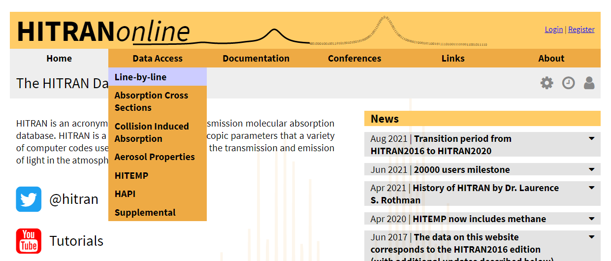 HITRAN数据库的获取-CSDN博客