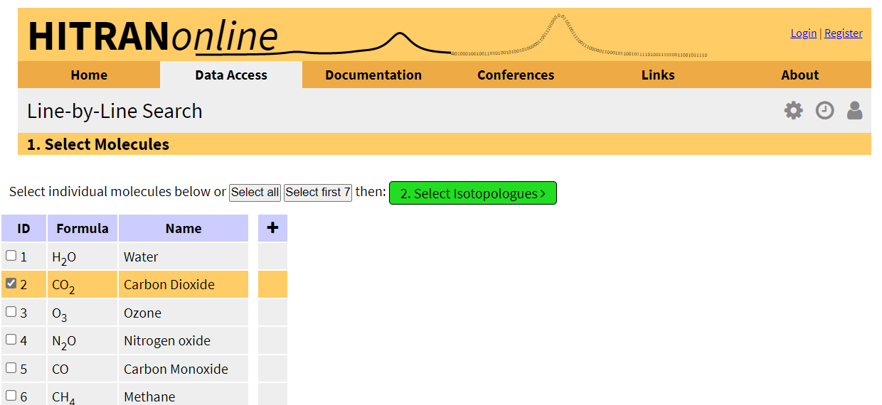 HITRAN数据库的获取-CSDN博客