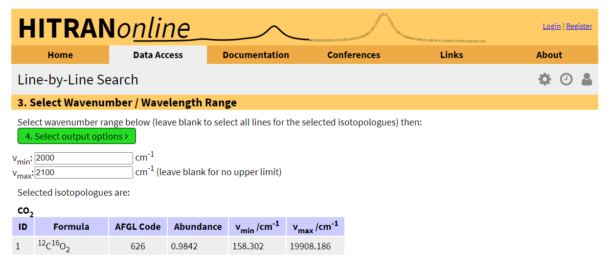 HITRAN数据库的获取-CSDN博客