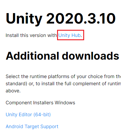 UnityHub安装Unity+Android模块失败_unity下不了android-CSDN博客