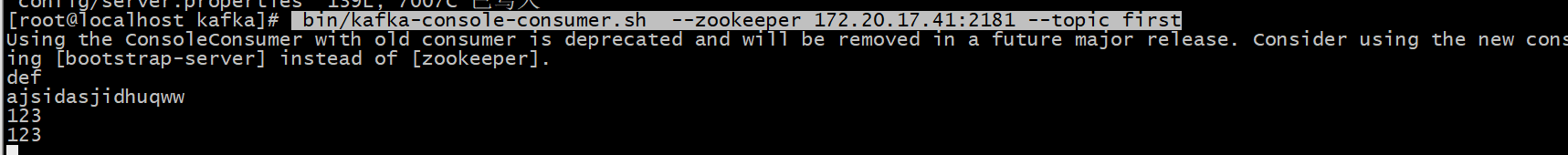 WARN Error while fetching metadata with correlation id 1 : {first=LEADER_NOT_AVAILABLE} (org ...