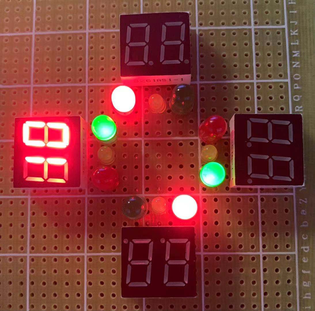 基于51单片机设计的交通灯_74hc573le引脚89c51-CSDN博客