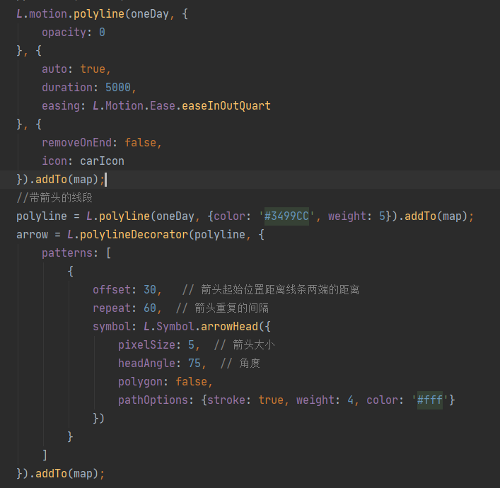 leaflet 地图使用（编辑，添加，轨迹，点击弹框）_leaflet-polylinedecorator npm-CSDN博客