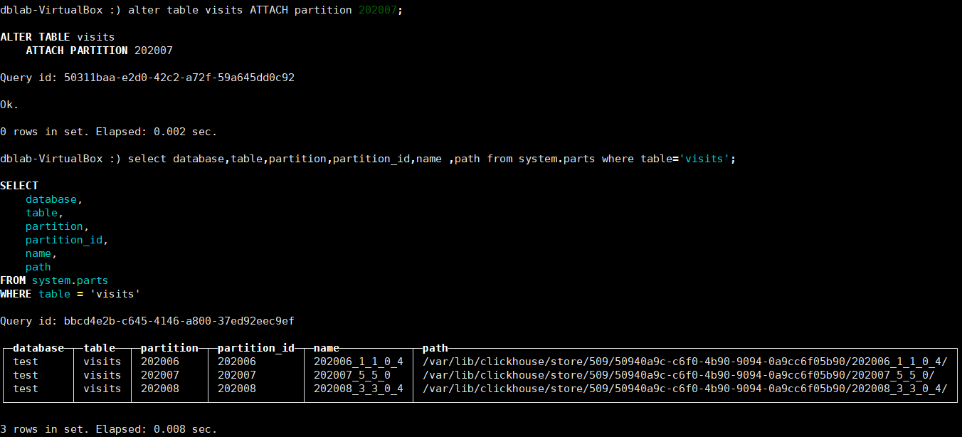 clickhouse PARTITION操作_clickhouse partition by-CSDN博客