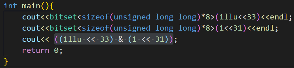 ((1llu ＜＜ 33) & (1 ＜＜ 31)) 的值-CSDN博客