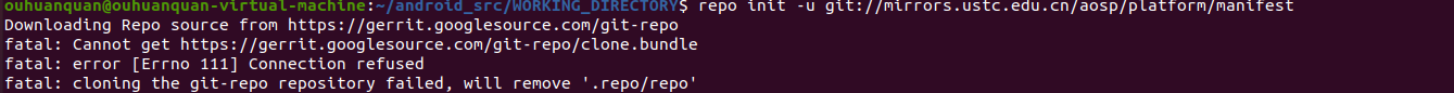 使用清华源，repo init错误_repo init --url-CSDN博客