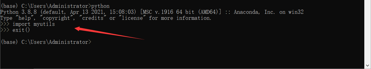 Windows 下 anaconda安装myutils_myutils安装-CSDN博客