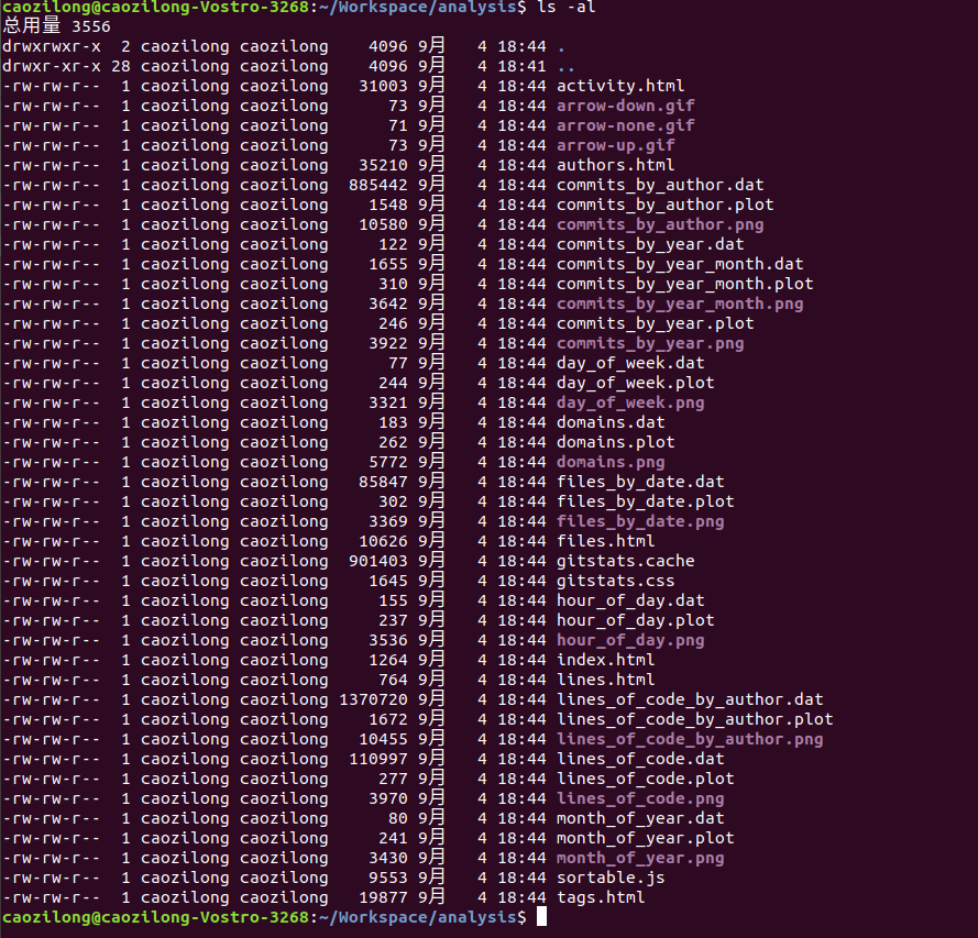 利用GitStats统计Git仓库信息并可视化_gitstats统计情况说明-CSDN博客