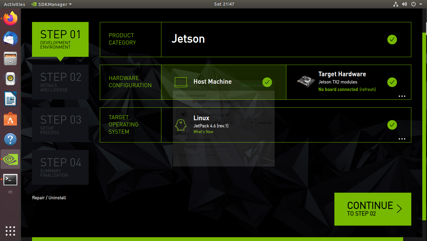 TX2系统烧录jetpack4.6 ubuntu18.04_jetpack sdk 4.6 .1 安装测试-CSDN博客