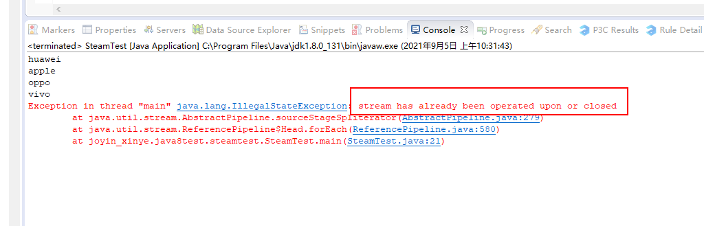 jdk1.8新特性：stream流 报错：stream has already been operated upon or closed-CSDN博客