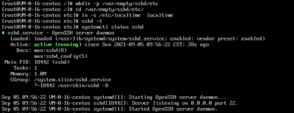 【Centos】sshd 无法启动（解决问题篇，附问题排查思路和解决方法）_unit sshd.service entered failed state-CSDN博客