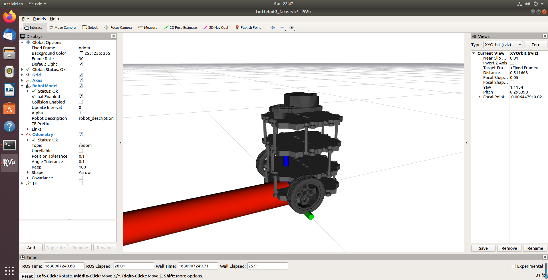 自动驾驶系列（七）使用turtlebot3仿真slam建图_用turtlebot建图-CSDN博客