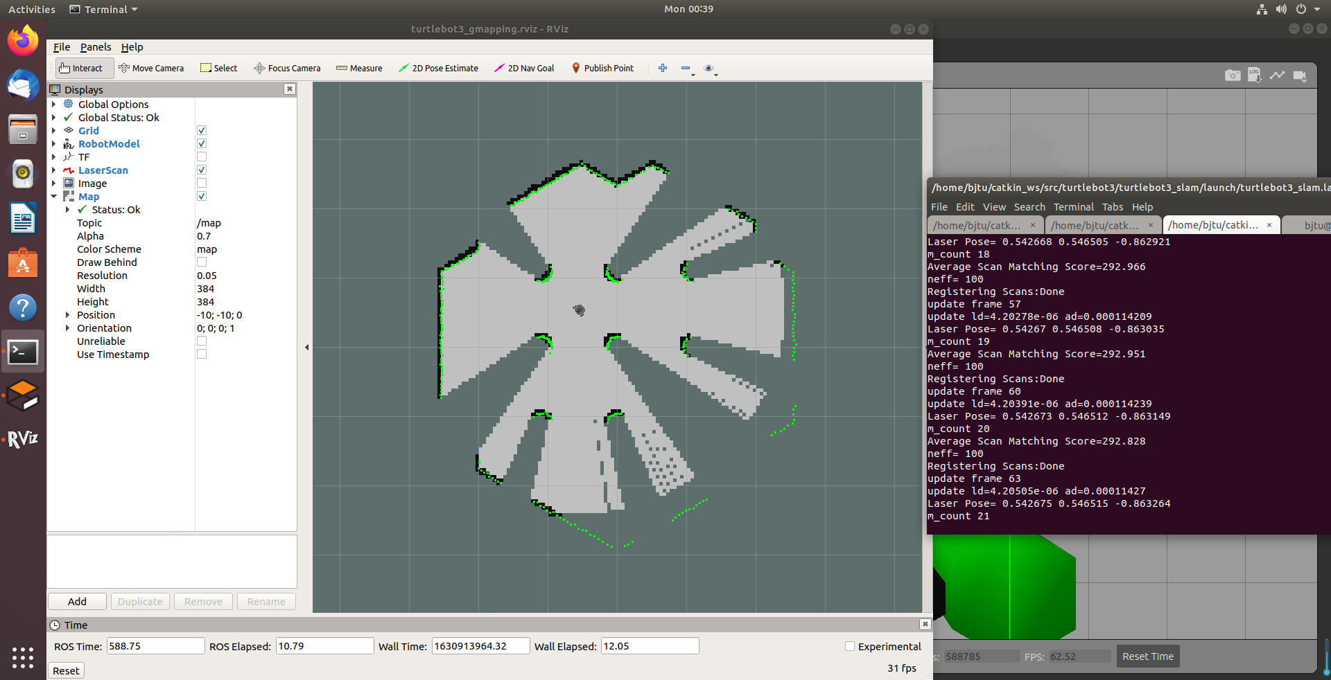 自动驾驶系列（七）使用turtlebot3仿真slam建图_用turtlebot建图-CSDN博客