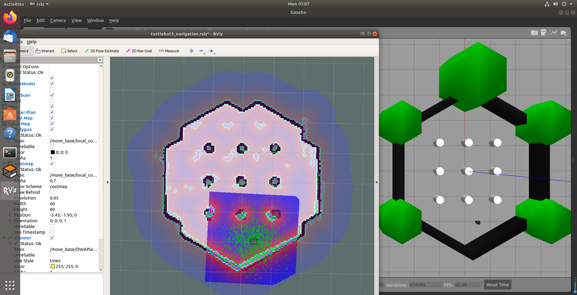 自动驾驶系列（八）使用turtlebot3仿真机器人定位导航_turtlebot3 扫完图打不开yaml扫的图-CSDN博客