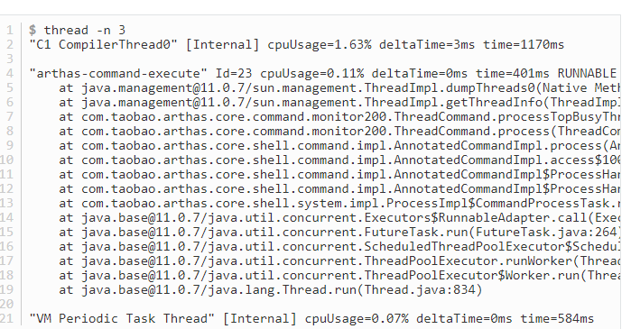 java诊断工具-Arthas（thread命令）查看当前线程堆栈_arthas查看线程堆栈-CSDN博客