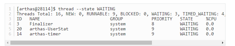 java诊断工具-Arthas（thread命令）查看当前线程堆栈_arthas查看线程堆栈-CSDN博客
