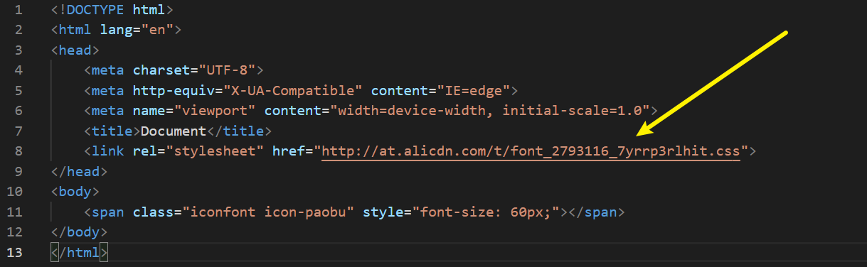将阿里巴巴Iconfont字体图标 引入到HTML(CSS)文件中_阿里icon ttf文件导入html-CSDN博客