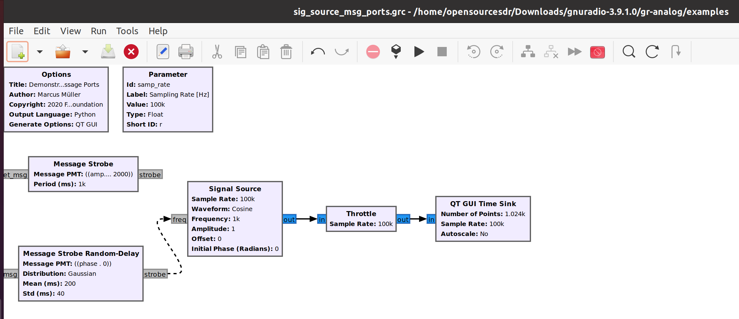 一起玩转GNU Radio：gr-analog_message strobe-CSDN博客