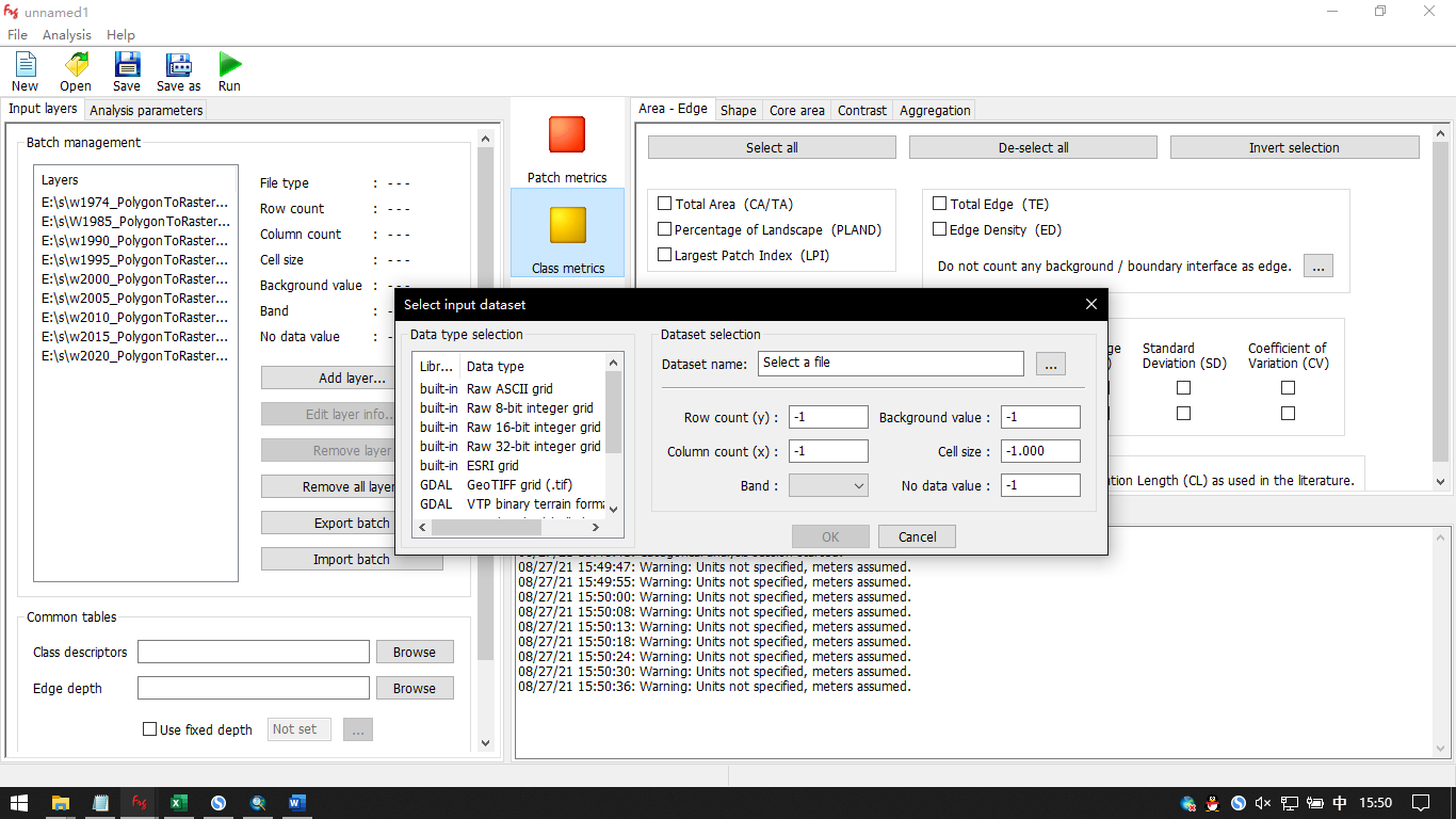 Fragstats|单一土地利用类型景观格局指数_单一土地类型的景观指数-CSDN博客