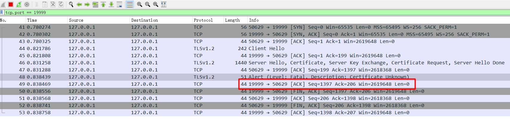 HTTPS|SSL笔记-SSL双向认证失败（客户端证书信任库不含服务端证书）握手过程（含wireshark分析）_双向证书校验失败-CSDN博客