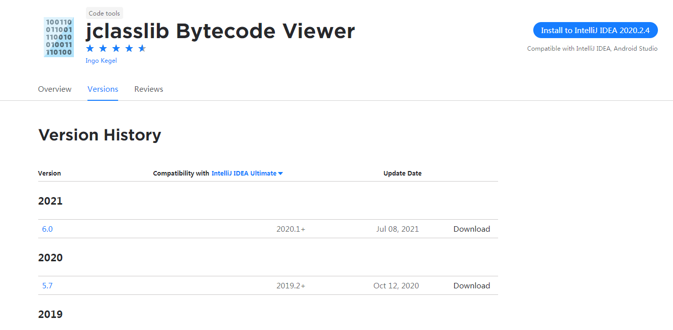 解决idea 2020.2版本安装jclasslib无法使用_jclasslib-bytecode-viewer插件没用-CSDN博客