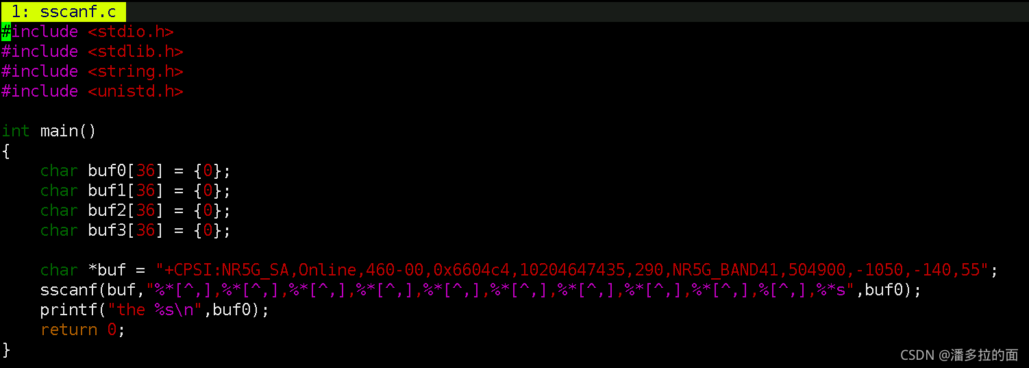 使用sscanf处理以逗号分隔的字符sscanf 逗号分隔 Csdn博客