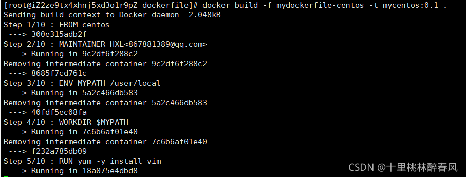 Error Response From Daemon Failed To Parse Mydockerfile Centos Env