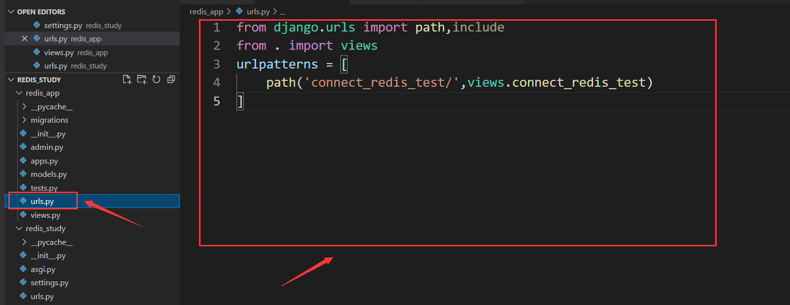 Re Exceptions Improperlyconfigured The Included Urlconf ‘＜module ‘redis App Urls‘ From