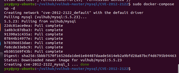 Vulhub-Mysql 身份认证绕过漏洞（CVE-2012-2122）_身份认证漏洞 启动vulhub靶场_玛卡巴卡巴巴亚卡的博客-CSDN博客